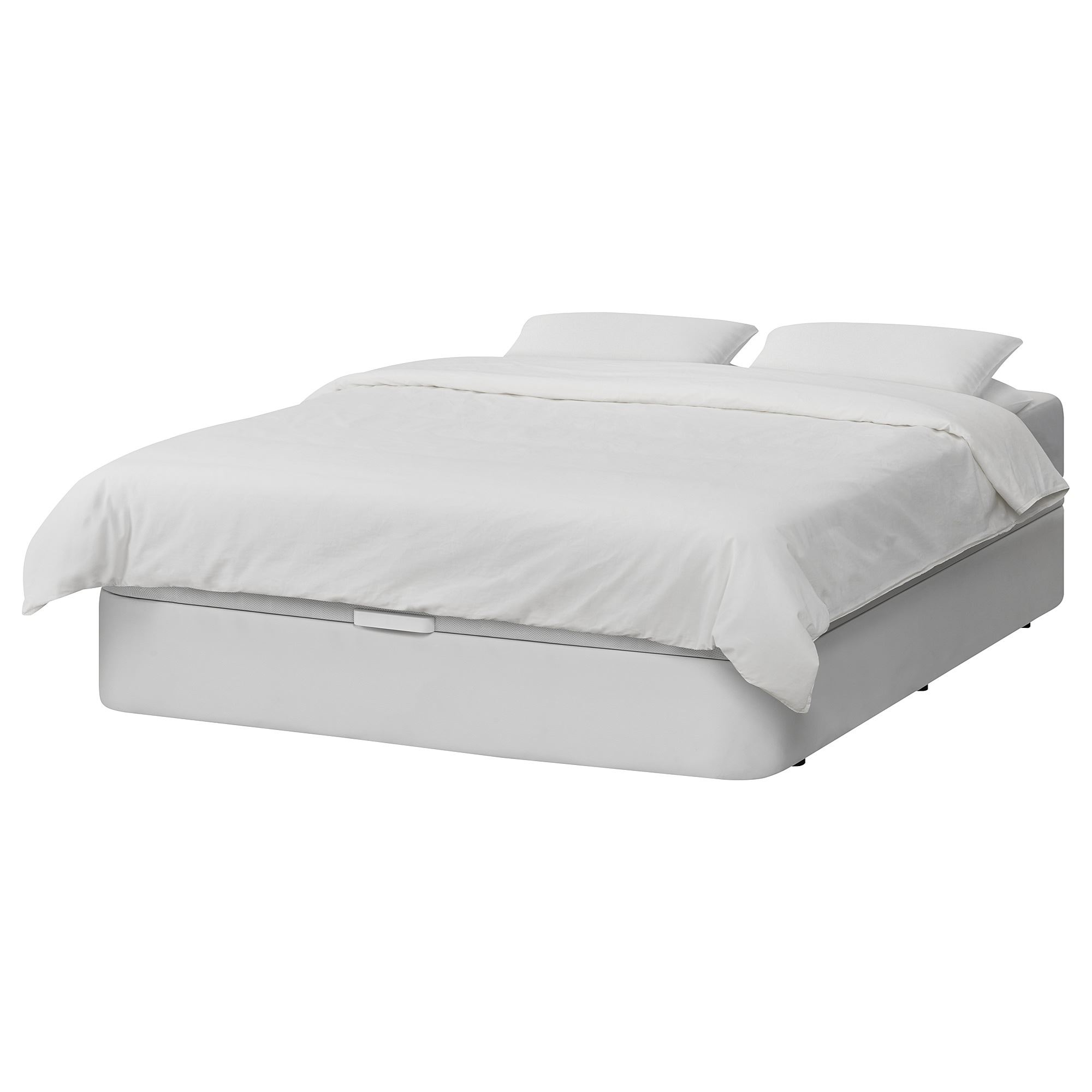 KVITSÖY beyaz 140x200 cm çift kişilik baza | IKEA
