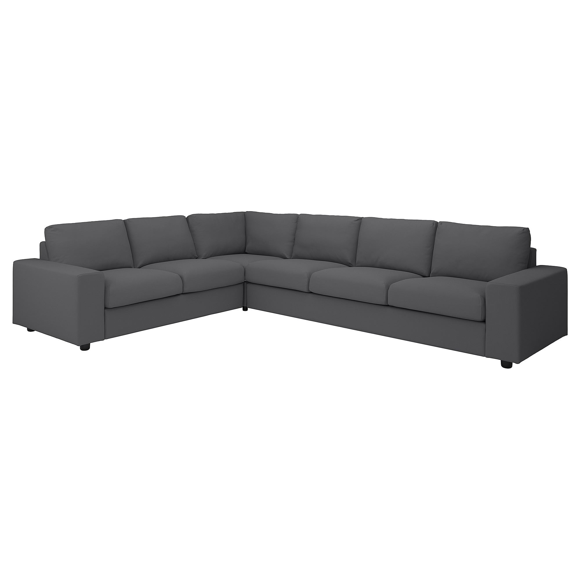 VIMLE Hallarp grey 5-seat corner sofa | IKEA