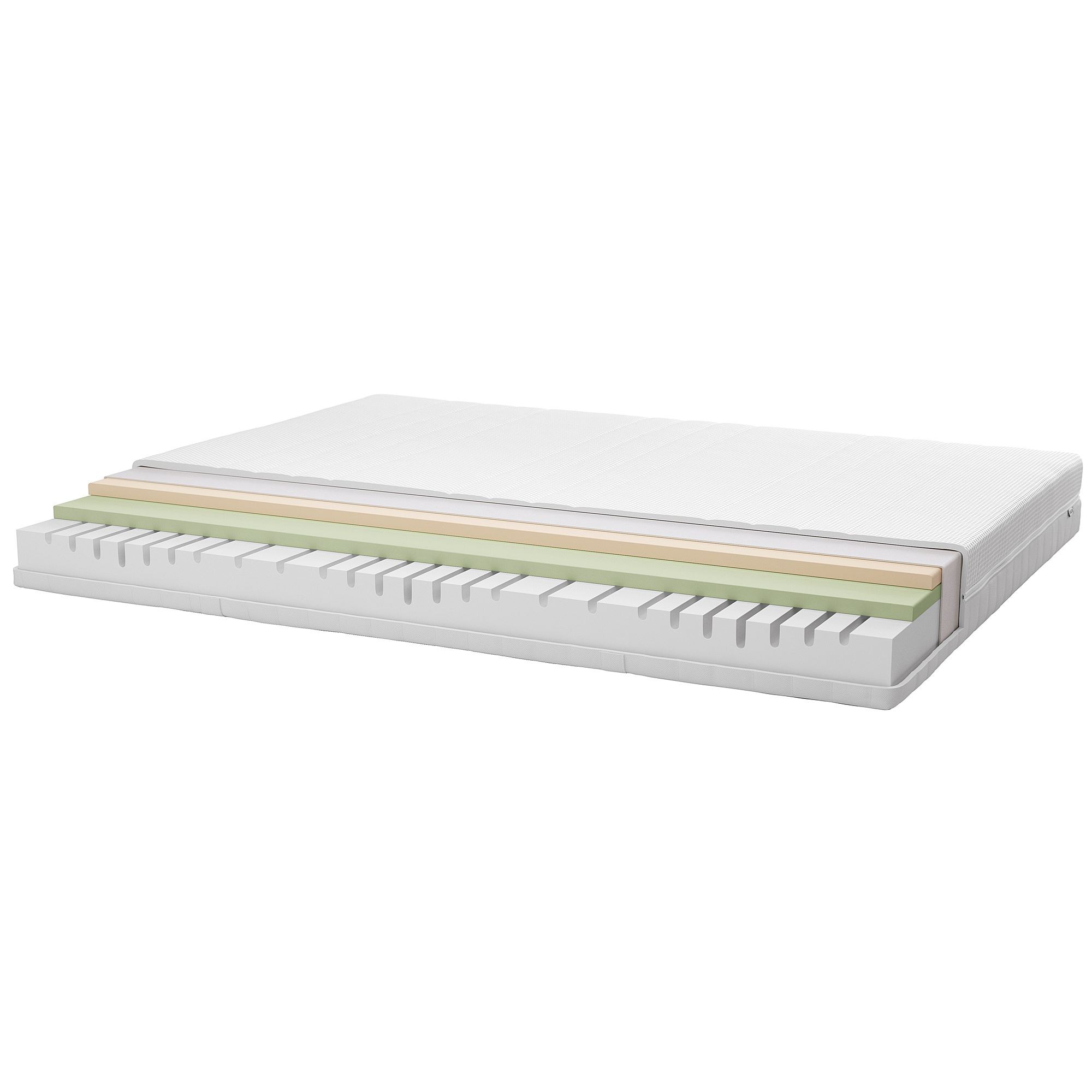 AKREHAMN white 90x200 cm single bed mattress | IKEA