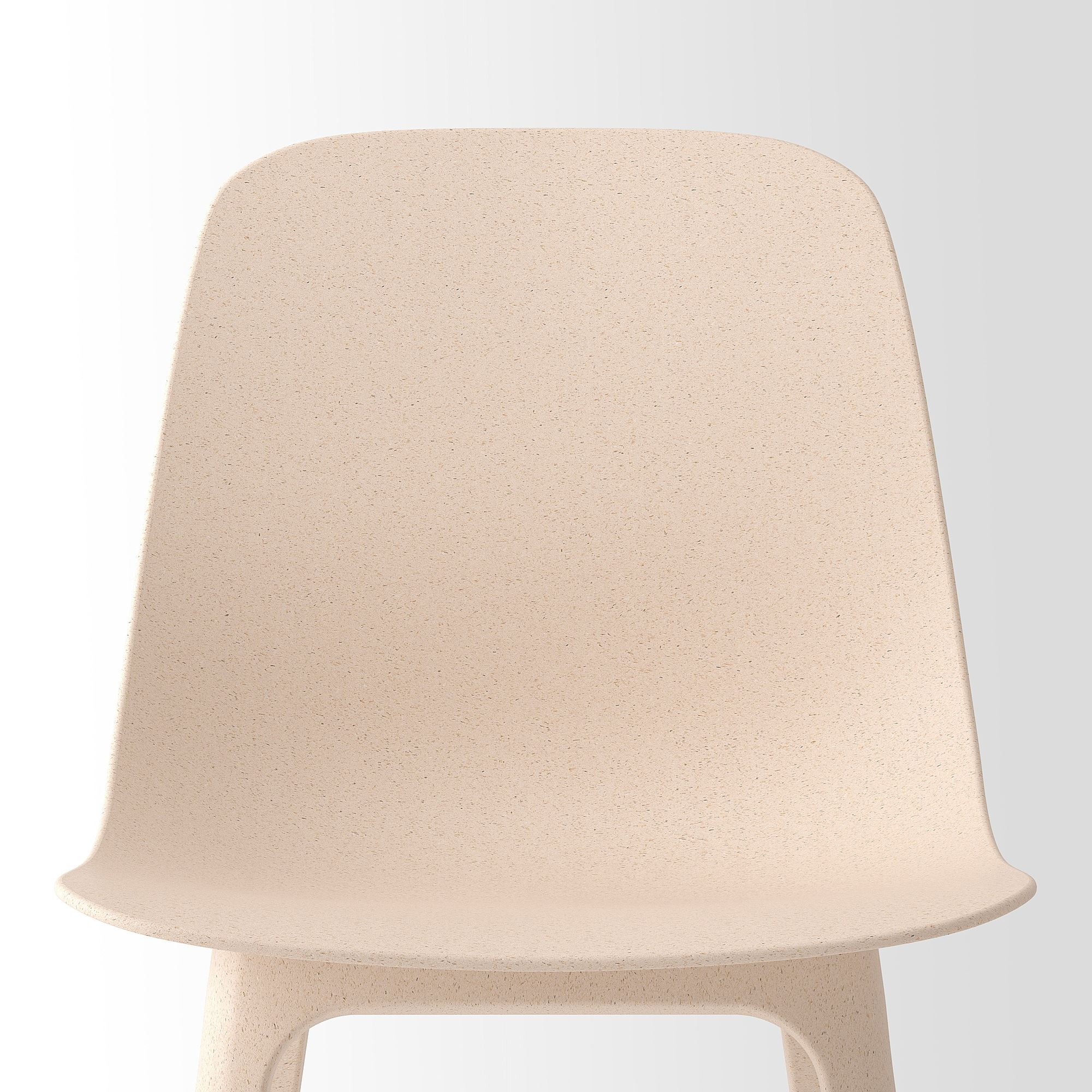 ODGER white-beige plastic chair | IKEA