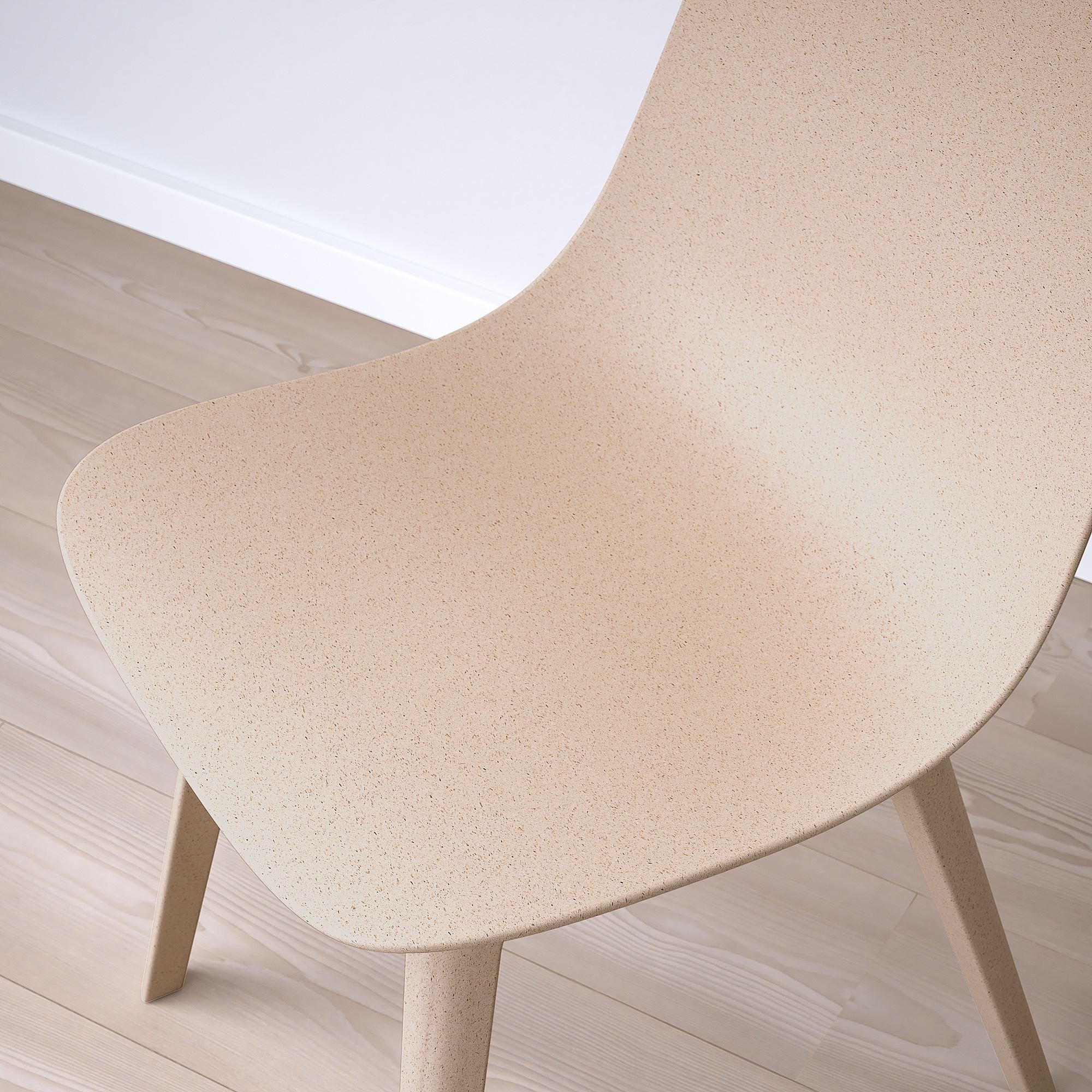 ODGER white-beige plastic chair | IKEA