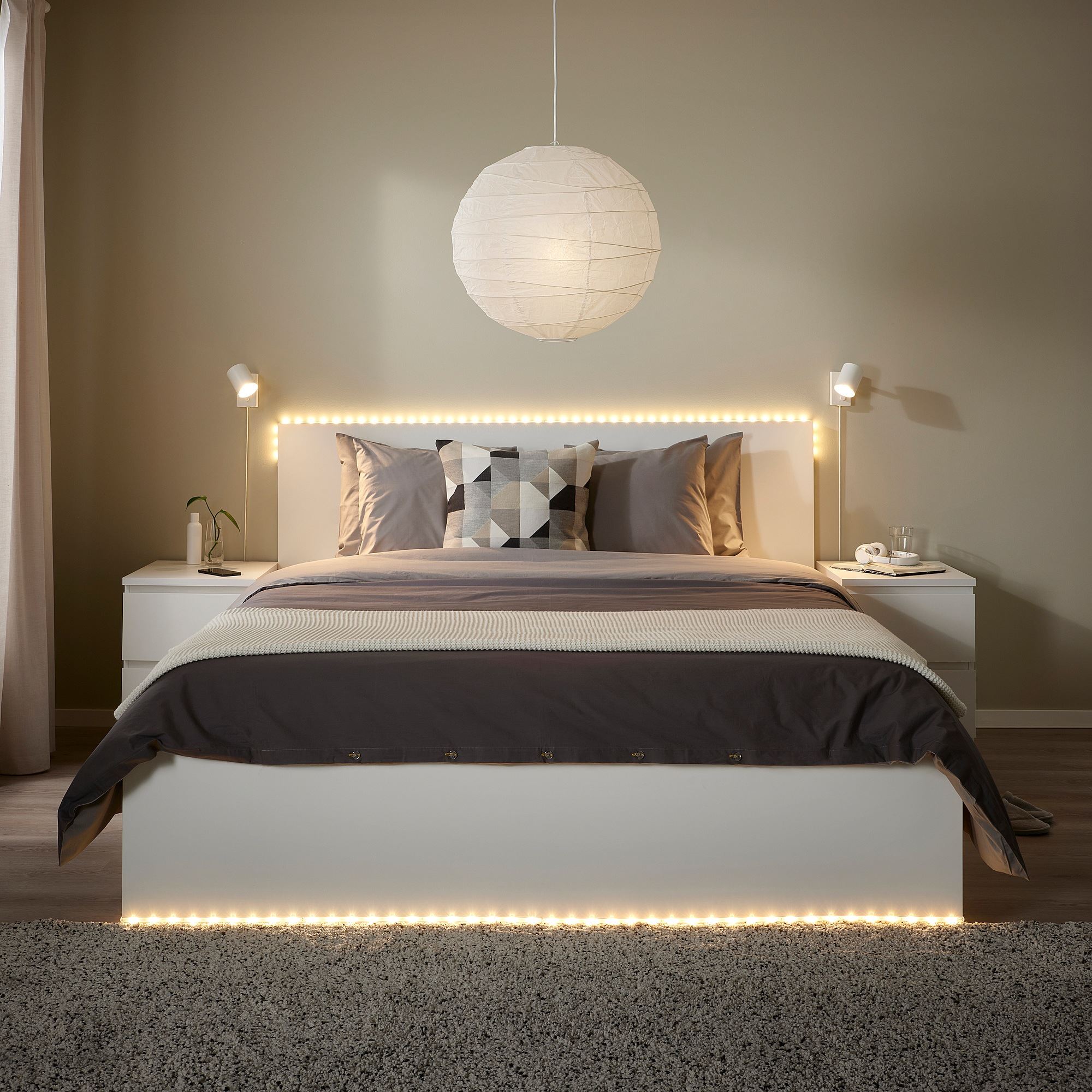 VATTENSTEN beyaz 1 m LED'li aydınlatma şeridi | IKEA