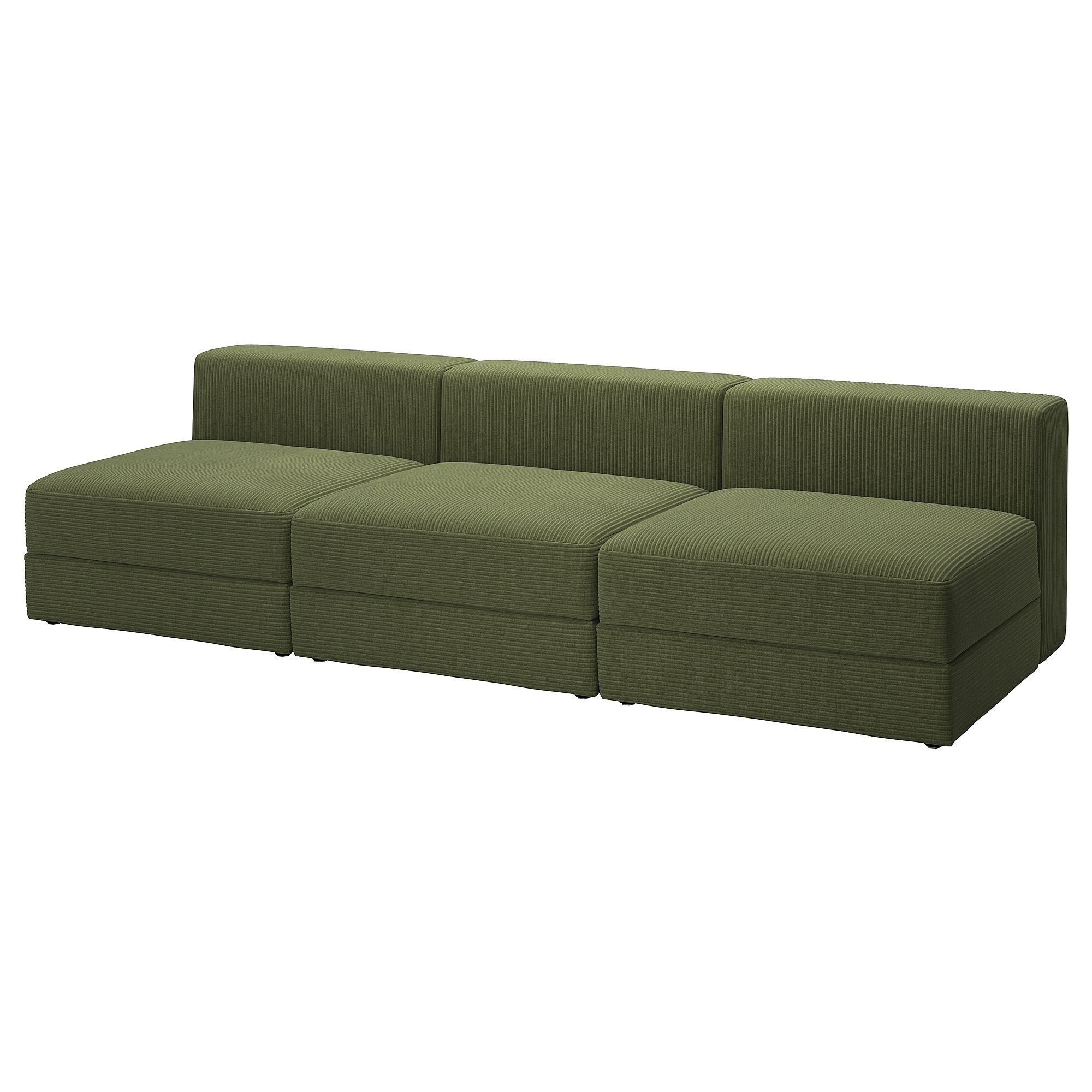 JATTEBO samsala dark yellow/green 4,5-seat sofa | IKEA