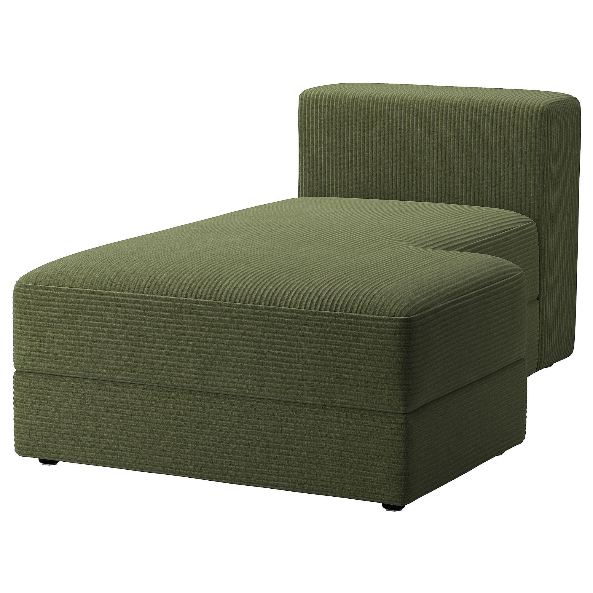 JATTEBO samsala dark yellow/green chaise longue | IKEA
