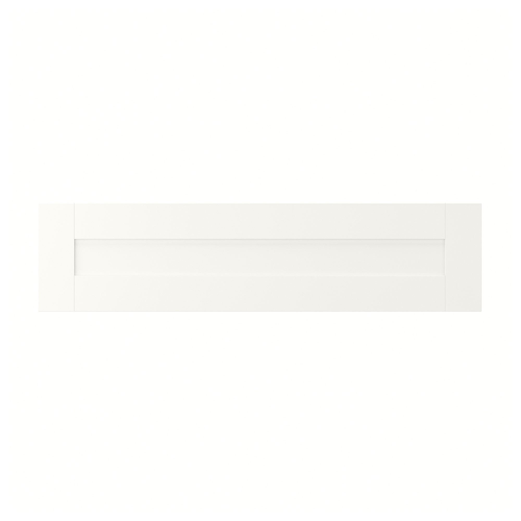 SANNIDAL white 80x20 cm drawer front | IKEA