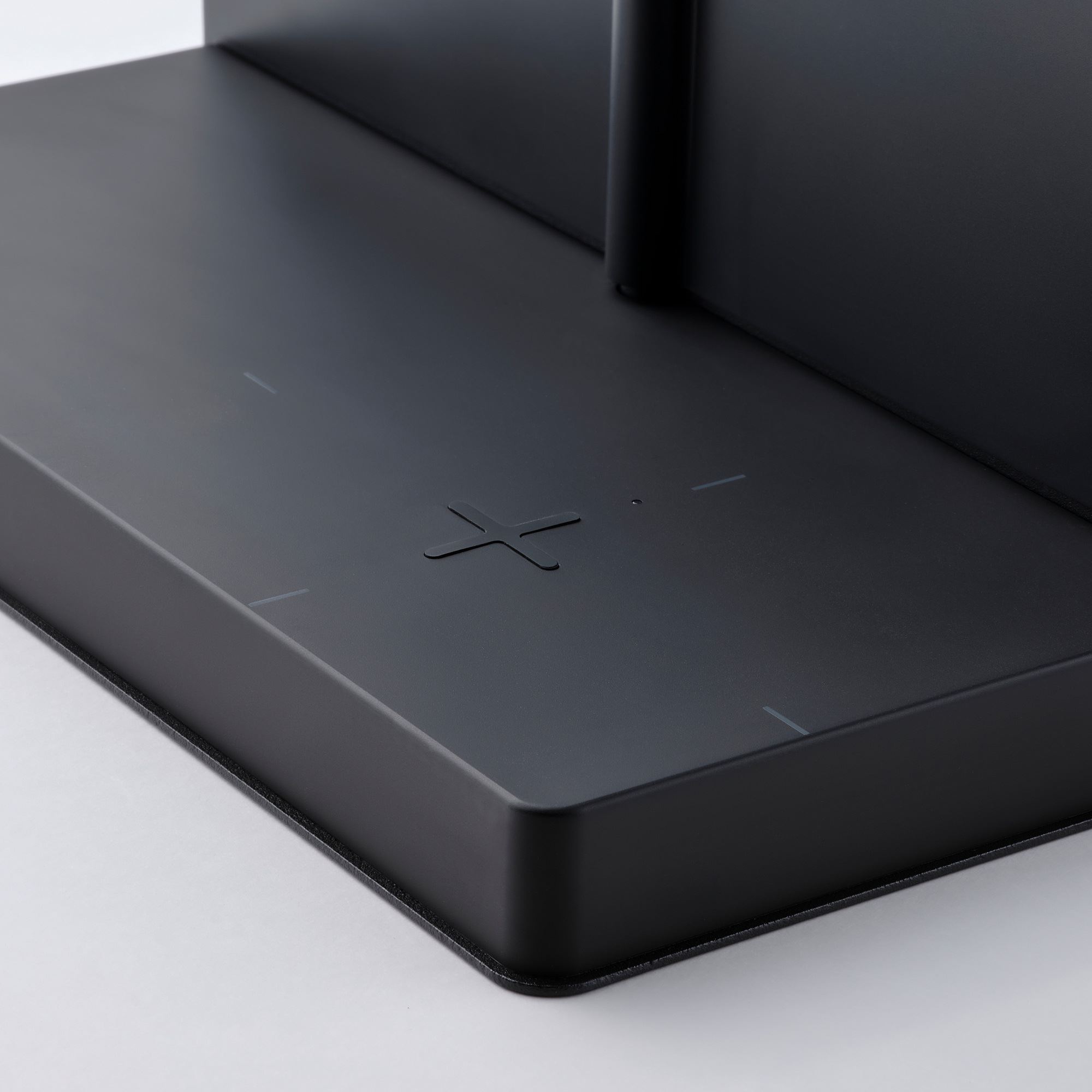 SYMFONISK black speaker shelf with wireless charger | IKEA