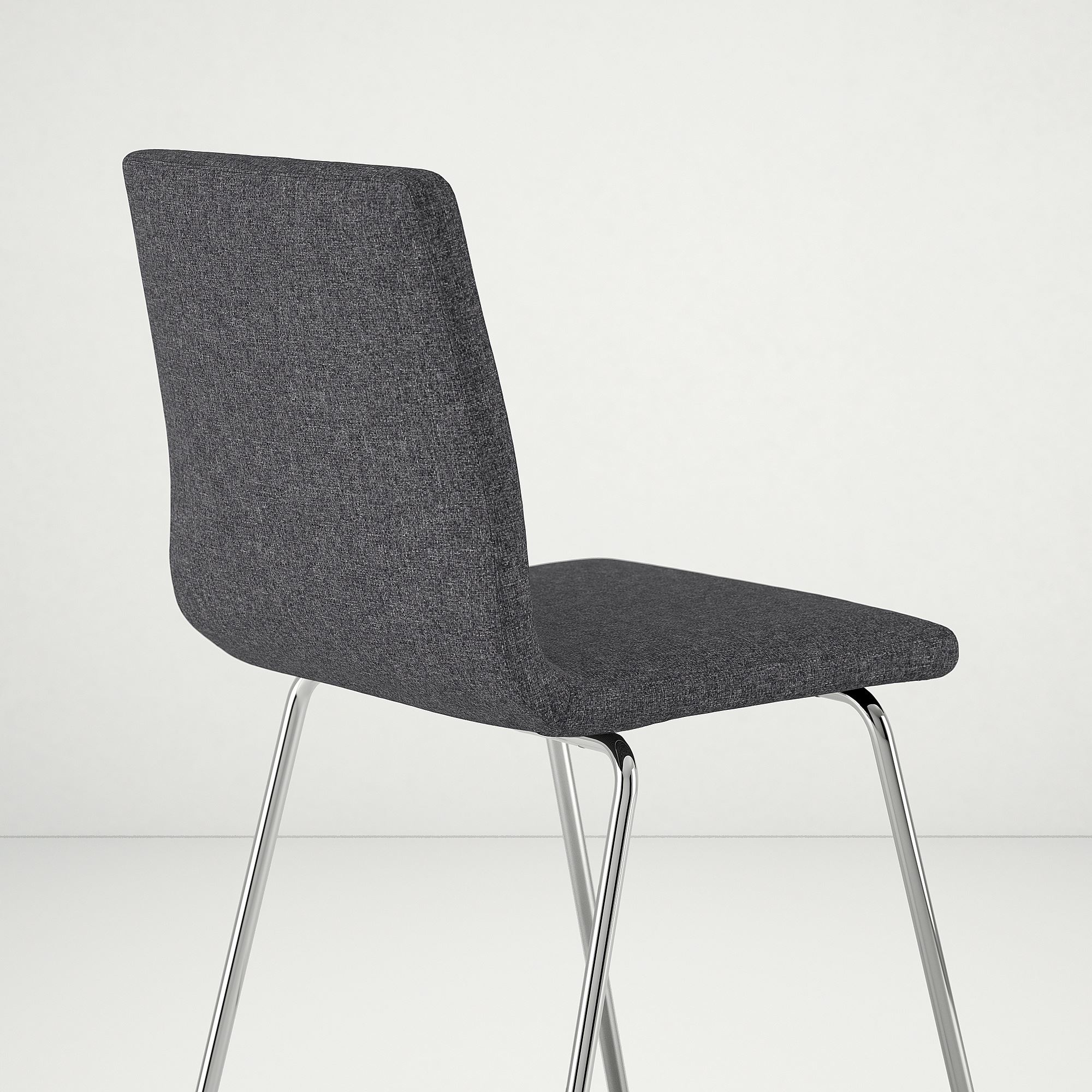 LILLANAS krom kaplama-Gunnared koyu gri 63 cm bar sandalyesi | IKEA