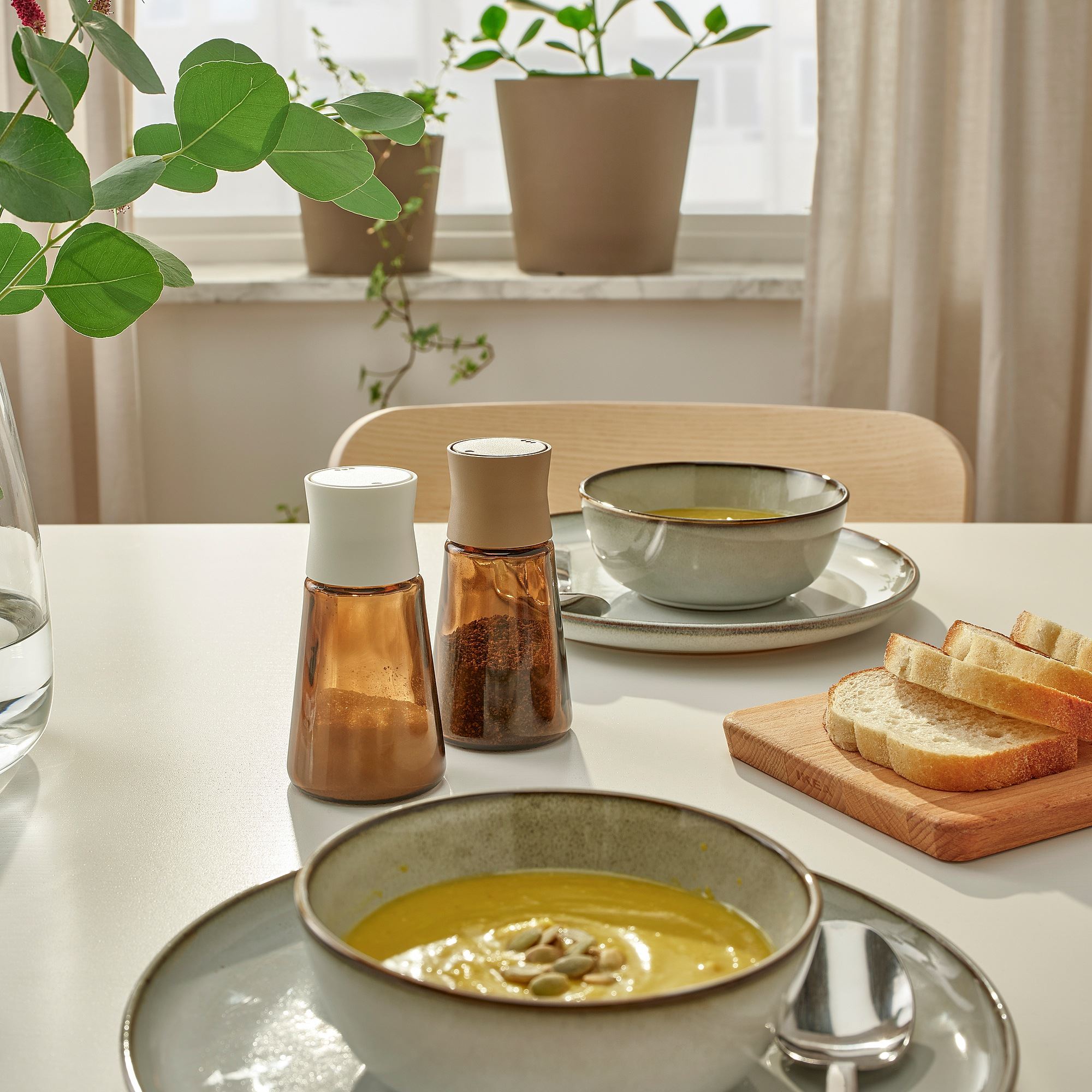 HALVTOM cam-kahverengi 12 cm tuzluk-karabiberlik | IKEA