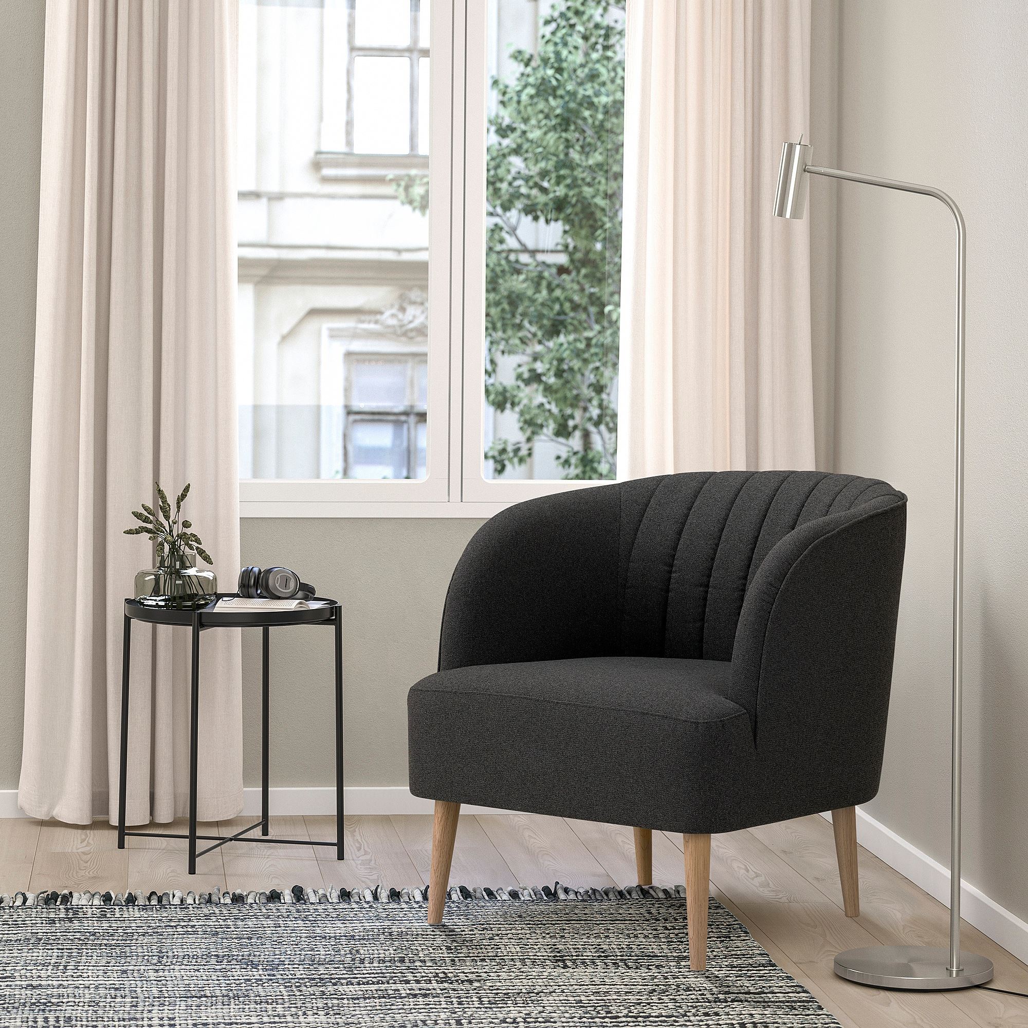 FULLÖSA koyu gri berjer | IKEA