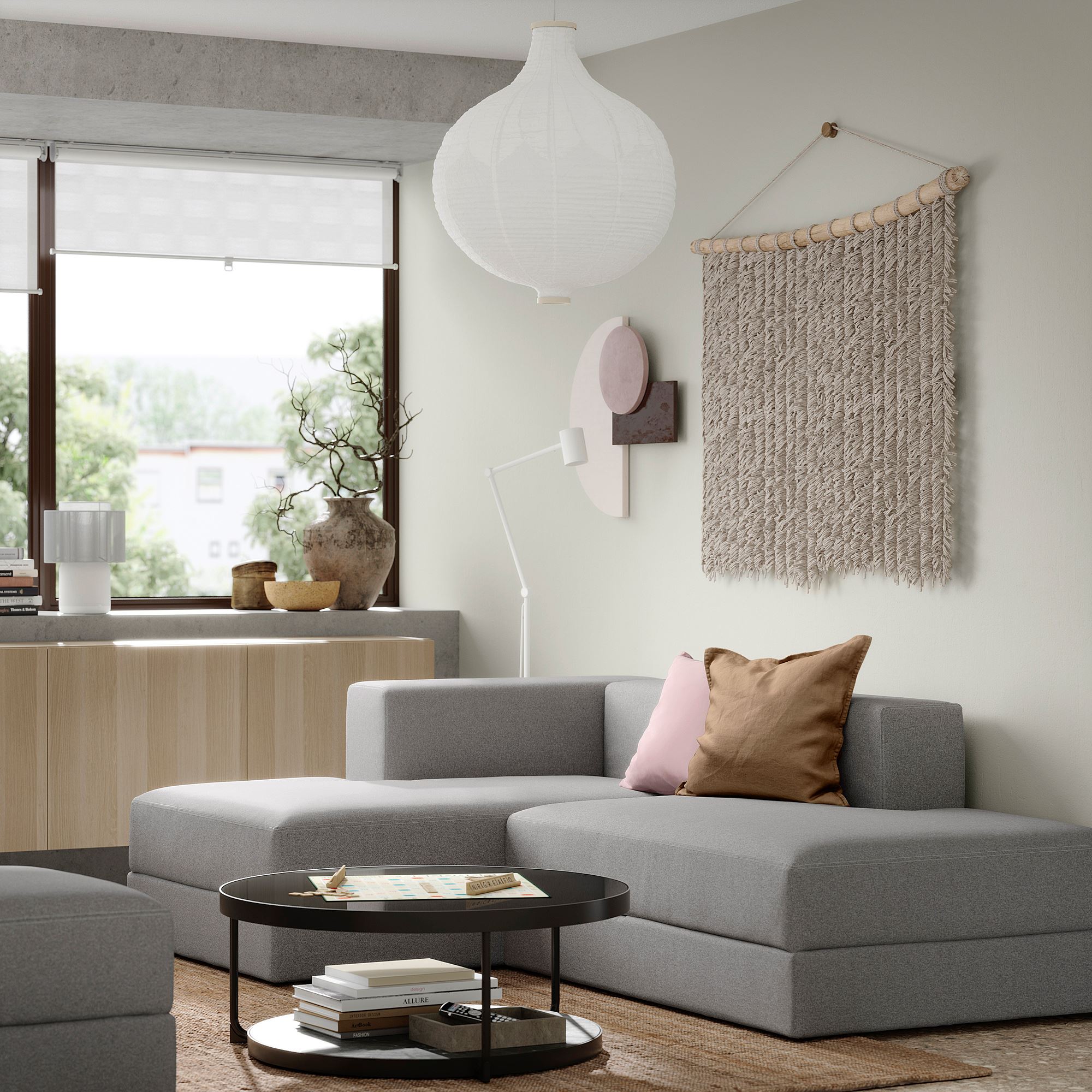 JATTEBO tonerud grey corner sofa | IKEA