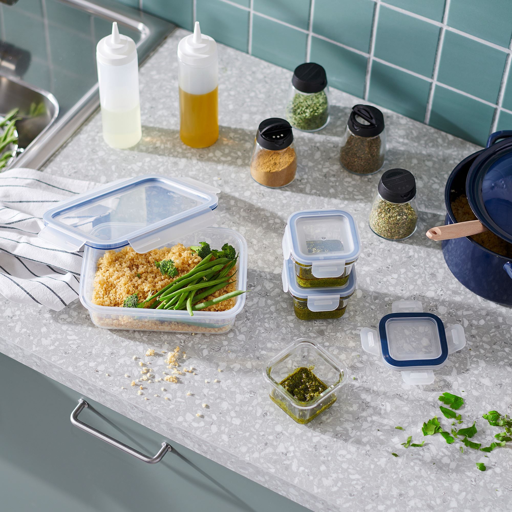 GRILLTIDER transparent 330 ml squeeze bottle | IKEA