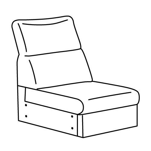 FAMMARP viarp beige-brown armchair frame | IKEA