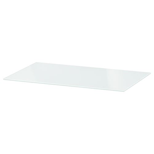 BESTA glass white 60x40 cm top panel | IKEA