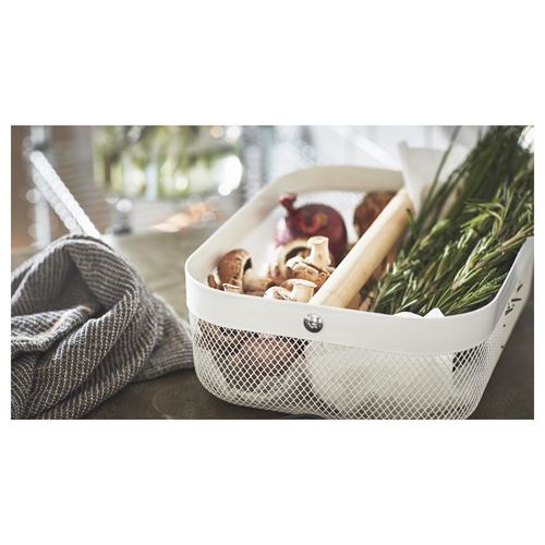 RISATORP beyaz 33x24x11 cm sepet | IKEA