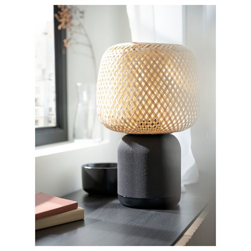 SYMFONISK bamboo speaker lamp with Wi-Fi | IKEA